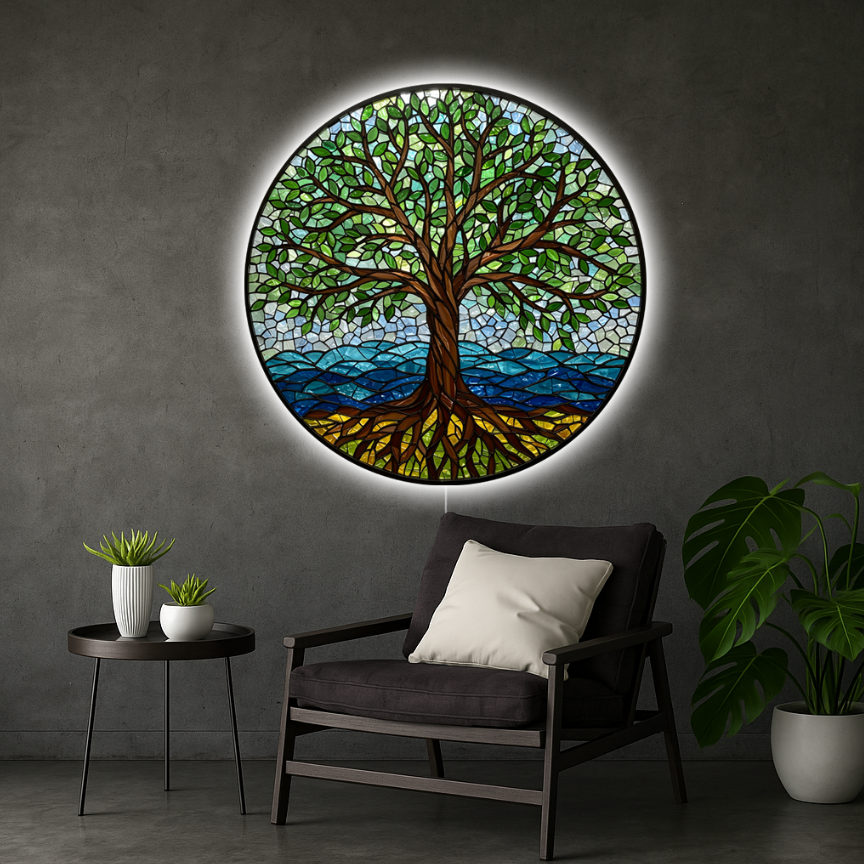 Shining Glass Tree of life — T-Tatra