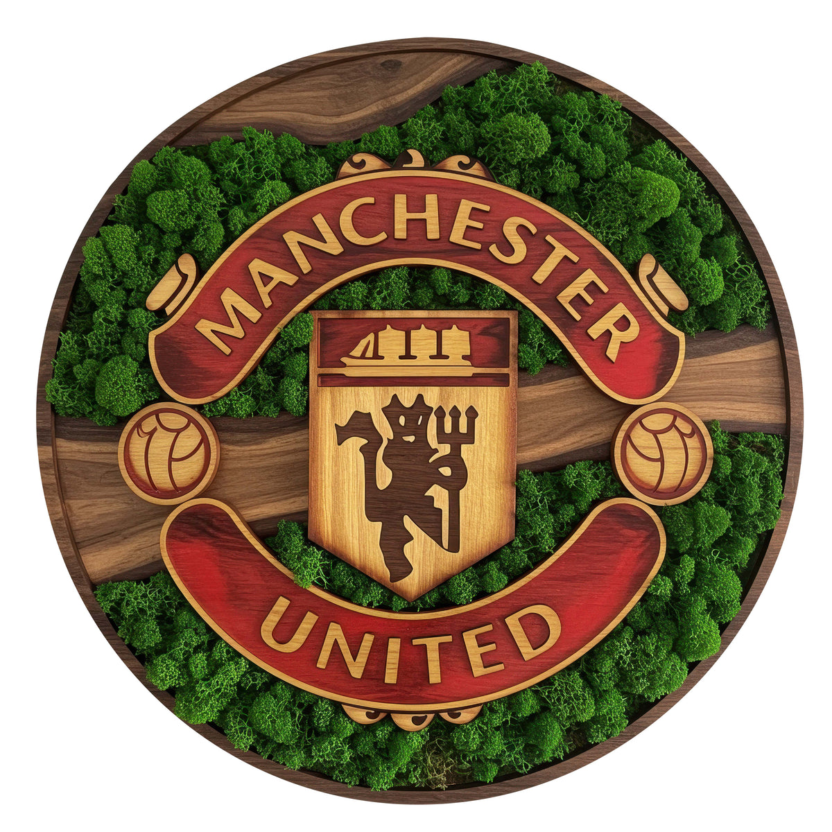 Manchester United - mach - Drevené puzzle — T-Tatra
